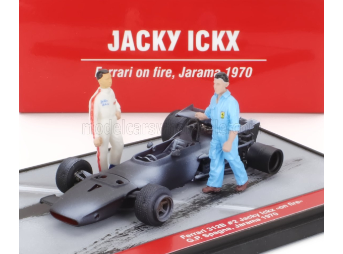 FERRARI F1 Diorama 312b №2 Spain Gp With Figures (1970) - Jacky Ickx On ...