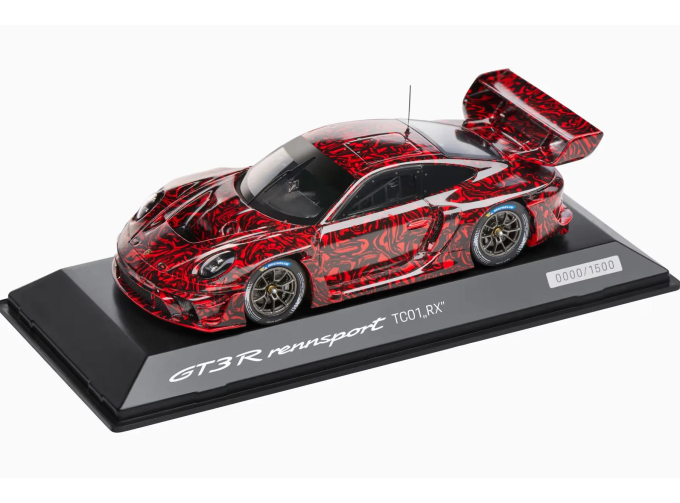 PORSCHE 911 992 Gt3 R №0 Rennsport Tco1 Rx Coupe (2023), Red