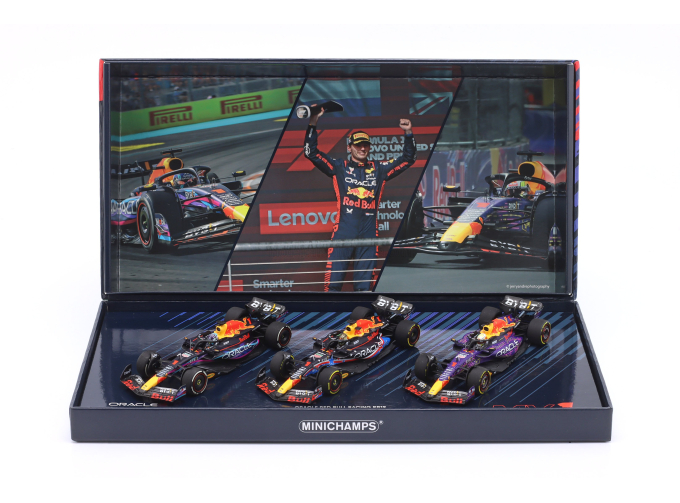 RED BULL F1 Set 3x Rb19 Team Oracle Red Bull Racing №1 World Champion ...