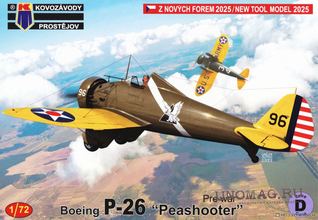 Сборная модель P-26 Peashooter „Pre war“
