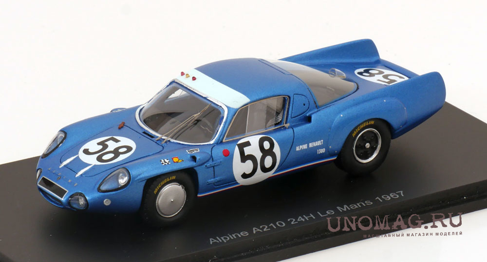 ALPINE A210 No 58 24h Le Mans, Vidal/Cella (1967)