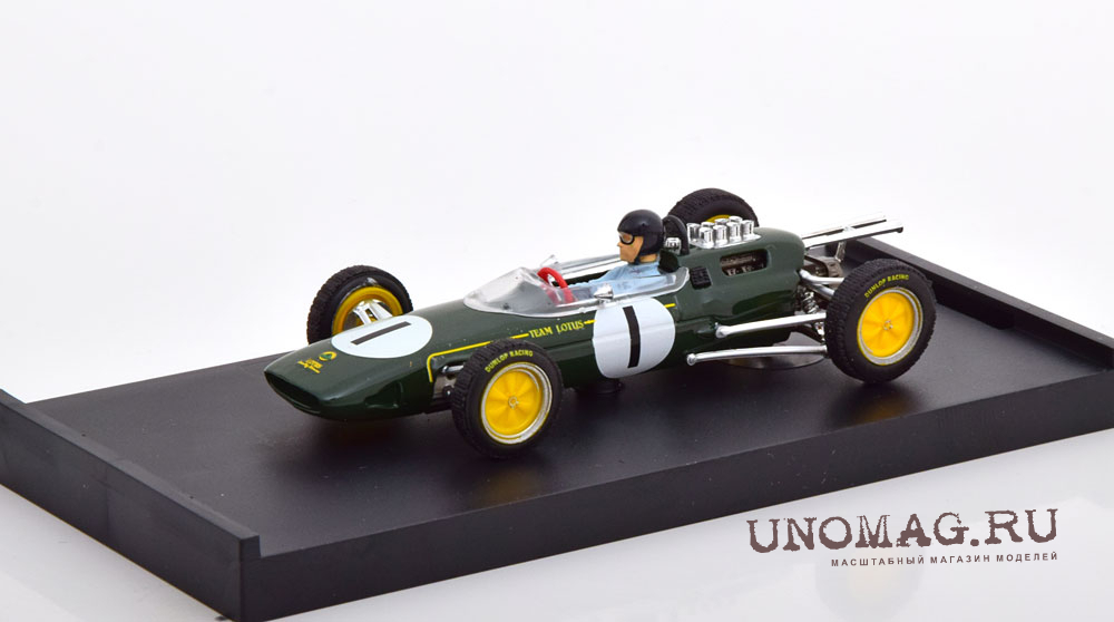 LOTUS F1 25 №1 Winner Belgium Gp Jim Clark World Champion - With Driver ...