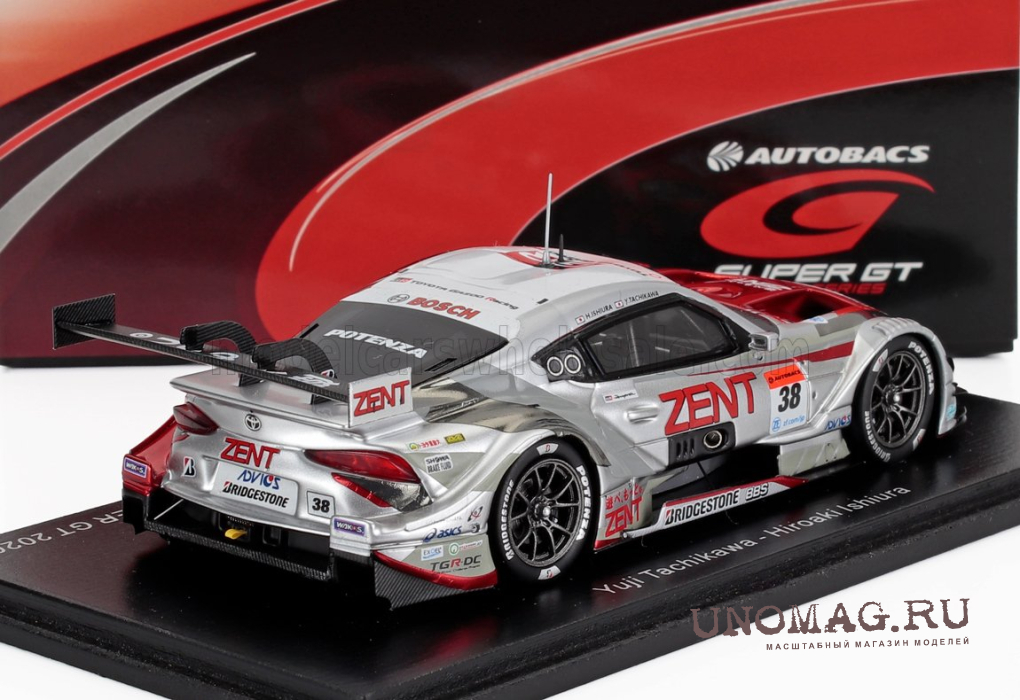 TOYOTA Supra Gr Team Zent Cerumo №38 Gt500 Class Super Gt (2020) Yuji Tachikawa - Hiroaki ...