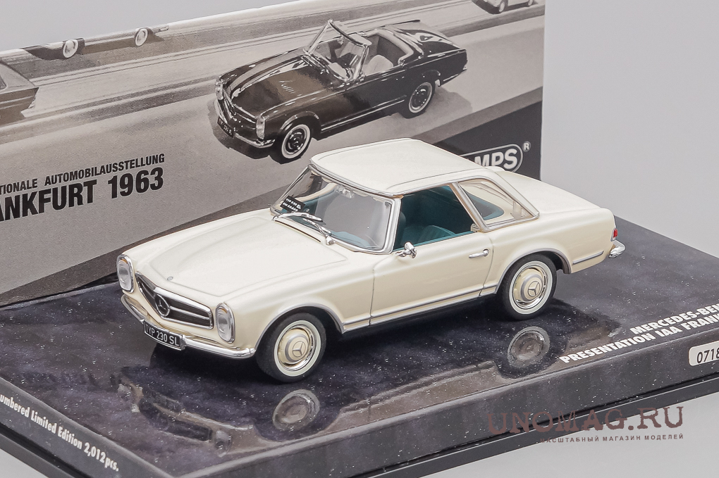 MERCEDES-BENZ 230 SL W113 Hardtop Presentation IAA (1963), beige
