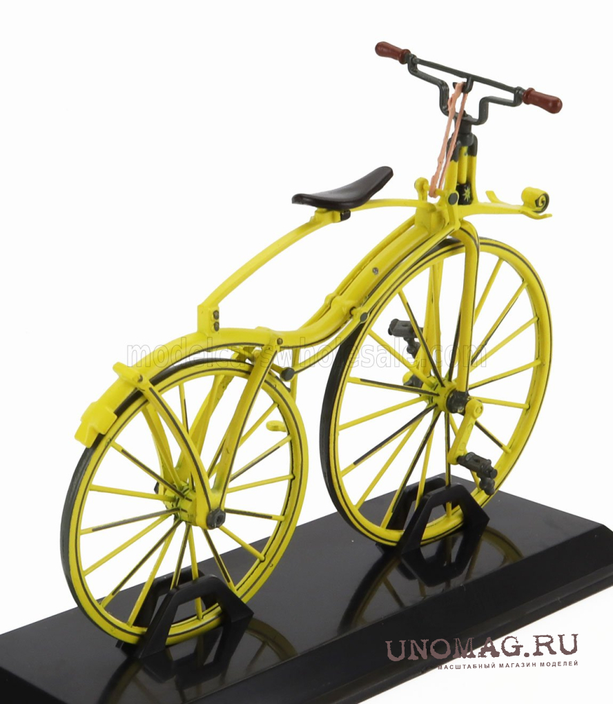 Велосипед Michaux Velocipede Bicycle (1868), желтый