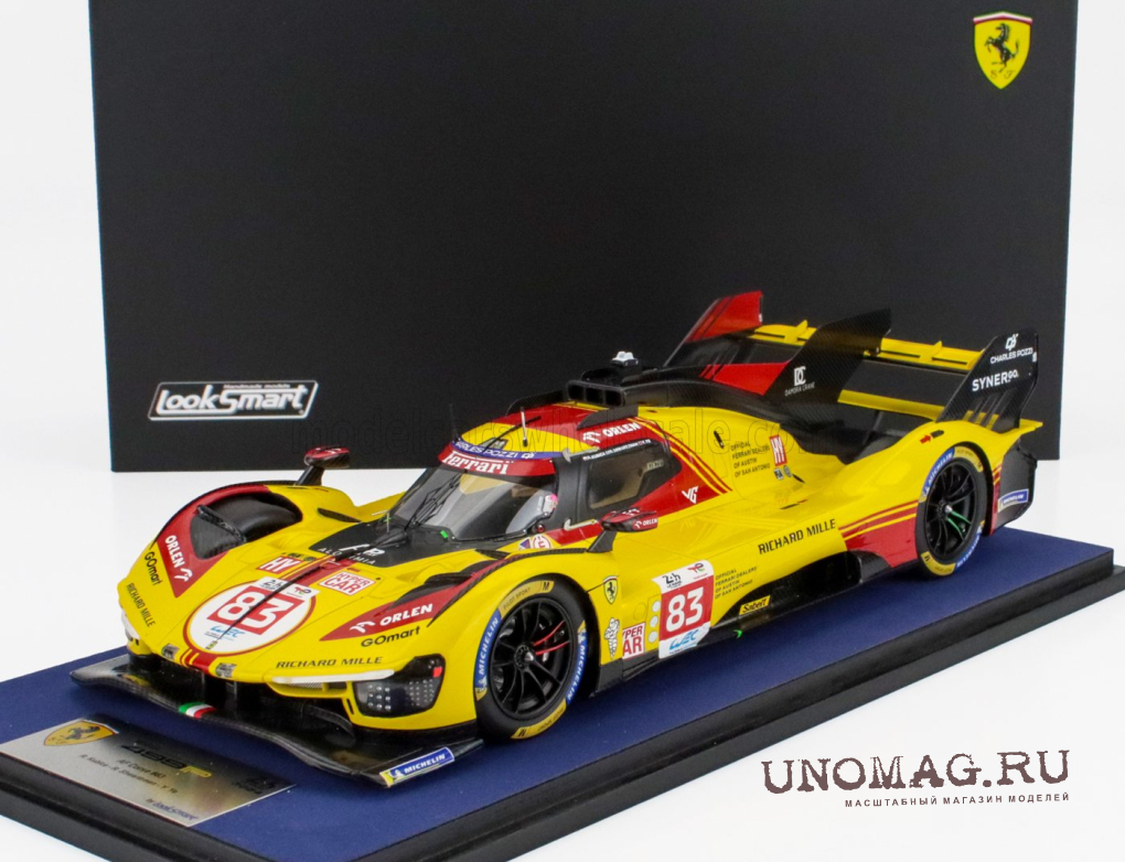FERRARI 499p 3.0l Turbo V6 Team Af Corse №83 24h Le Mans (2024) Robert ...
