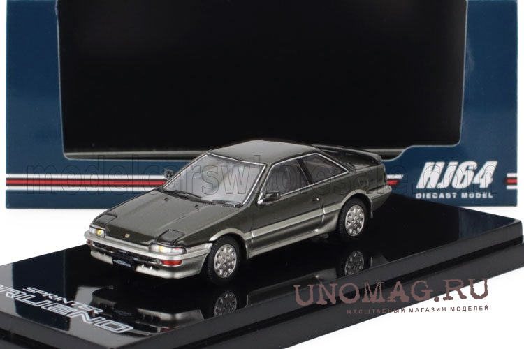 TOYOTA Sprinter Trueno (ae92) Gt Apex Coupe (1989), Green Silver