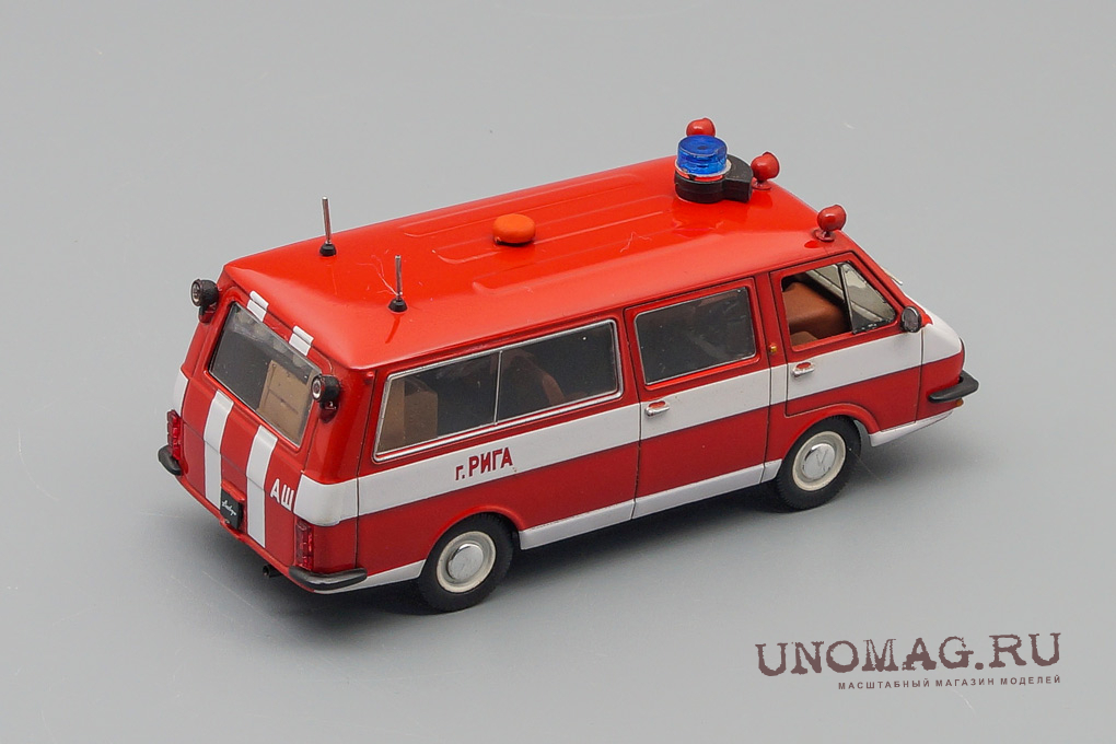 РАФ 22034 АШ пожарный, Автомобиль на службе 12, красный