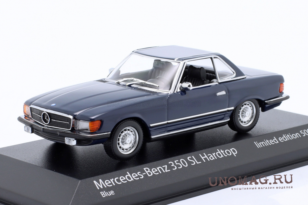 MERCEDES-BENZ Sl-class 350sl (r107) Hard-top (1974), Blue