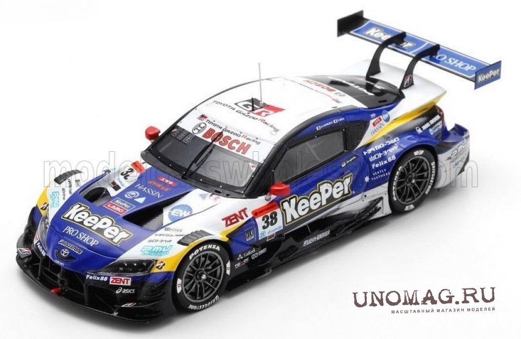 TOYOTA Supra Gr Team Keeper Cerumo №38 Gt500 Class Super Gt (2024) Toshiki Oyu - Hiroaki Ishiura ...