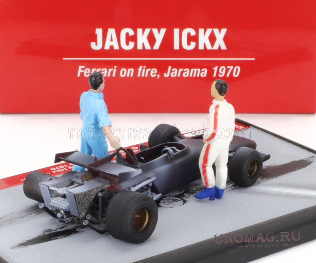 FERRARI F1 Diorama 312b №2 Spain Gp With Figures (1970) - Jacky Ickx On ...