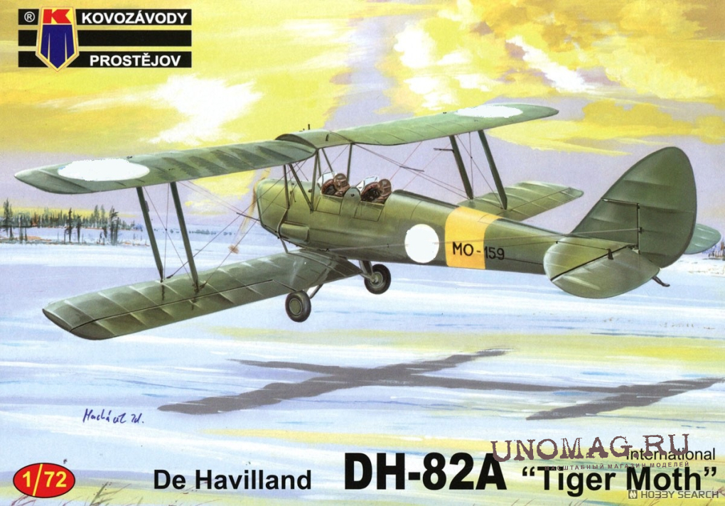 Сборная модель DH-82A „Tiger Moth“ International