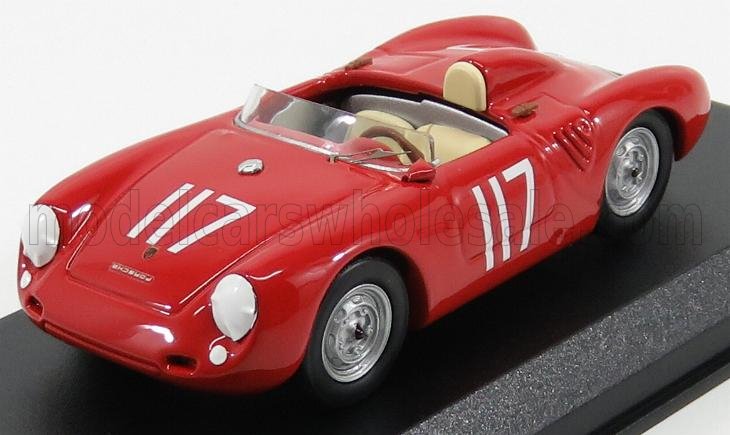 PORSCHE 550 Spider N117 Scca National Thompson (1959) J.Trotter, red