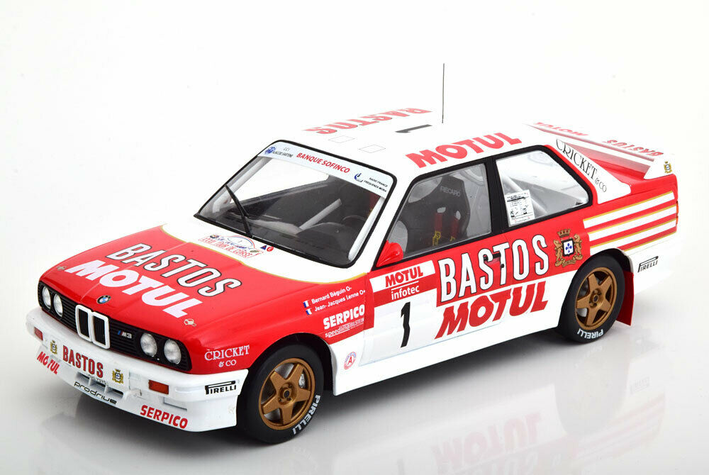 BMW M3 (E30) #1 "Bastos Motul" Beguin/ Lenne Rally Tour de Corse 1988