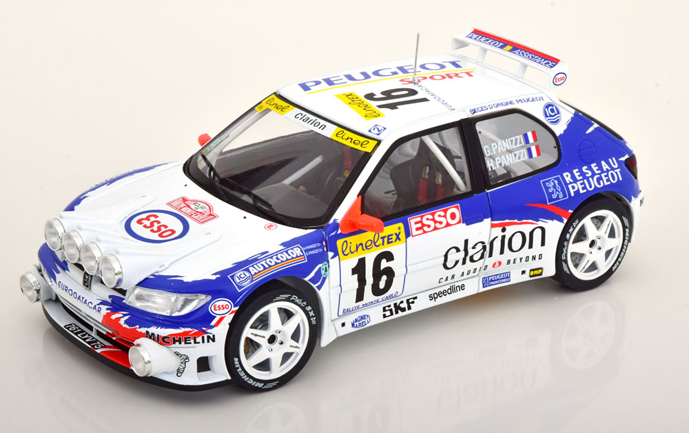 PEUGEOT 306 Maxi №16 Rally Monte Carlo, Panizzi/Panizzi (1998)