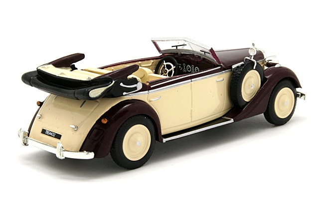 MERCEDES-BENZ 320D (1937), Legendarne Samochody 58, cream / brown