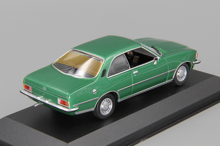 OPEL Rekord D Coupe (1975), green metallic