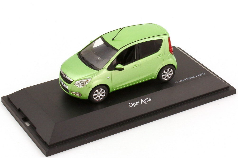 OPEL Agila (2008), green metallic