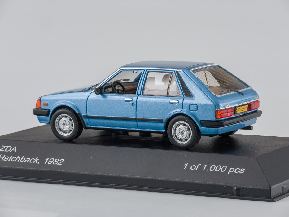 MAZDA 323 Hatchback (1982), metallic blue