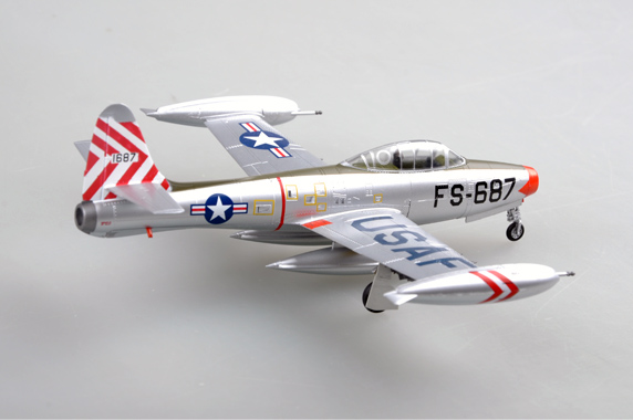 Republic F-84E Thunderjet Display Model USAF 49th FBW 9th FBS Sandy ...
