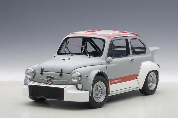 FIAT ABARTH 1000 TCR 1970 (MATT GREY/RED STRIPES)