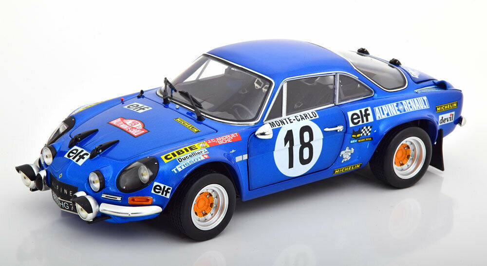 Renault-Alpine A110 1800S #18 Winner Monte Carlo Rally 1973 Andruet - Petit