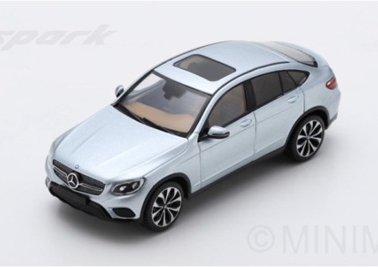 MERCEDES-BENZ GLC Coupe (2016), light blue metallic