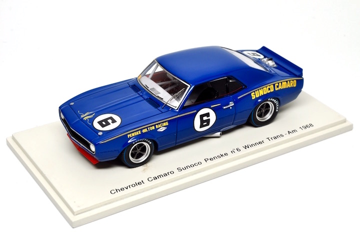 CHEVROLET Camaro Sunoco Penske #6 Winner Trans AM (1968), blue