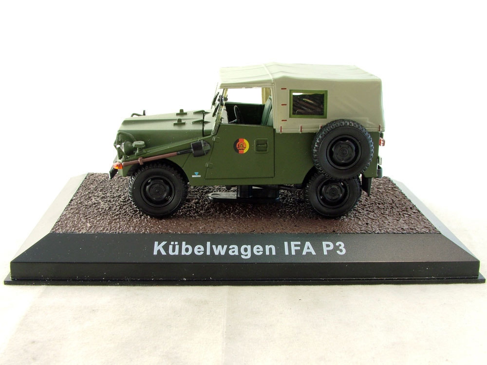 IFA P3 Kubelwagen, серия NVA-Fahrzeuge от Atlas Verlag, хаки