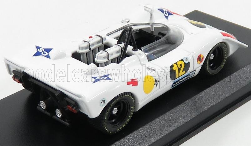 PORSCHE 908/02 №12 2nd 1000km Buenos Aires (1970) Roig - Rindt, White