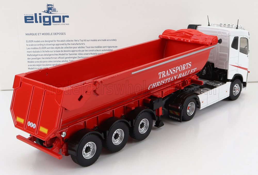 VOLVO FH4 540 TRUCK CASSONE RIBALTABILE CHRISTIAN BALLET TRANSPORTS ...