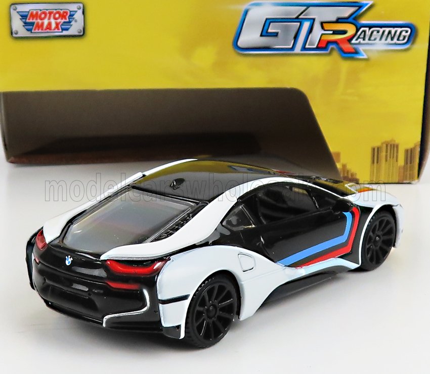 BMW I8 Coupe Gt Racing (2018), White Black Blue Red
