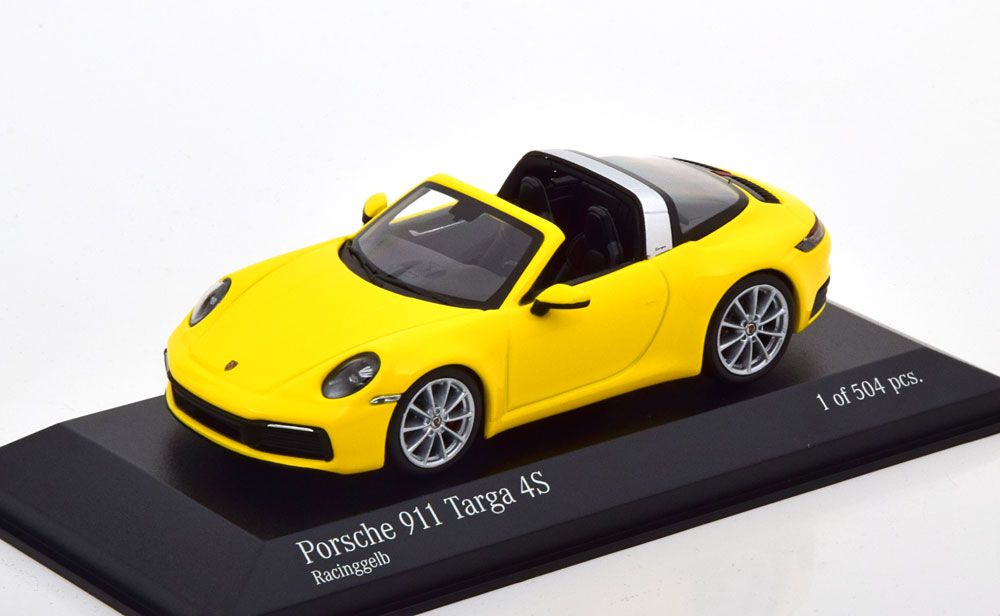 PORSCHE 911 (992) 4S Targa (2020), yellow