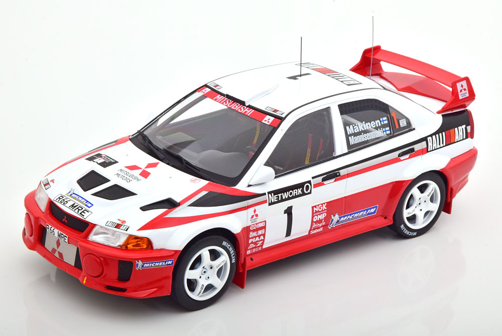 MITSUBISHI Lancer Evo V #1 "Mitsubishi Ralliart" Mäkinen/Mannisenmäki ...
