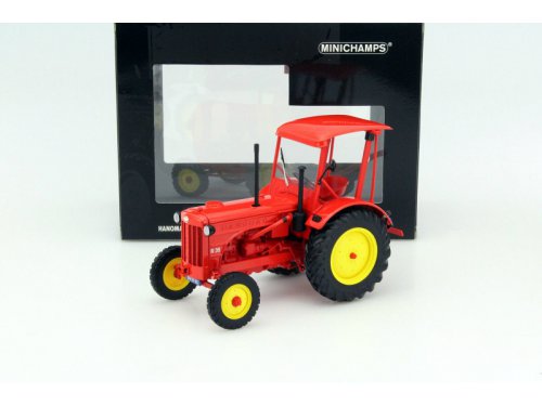 HANOMAG R35 - FARM TRACTOR WITH ROOF - 1955 - RED