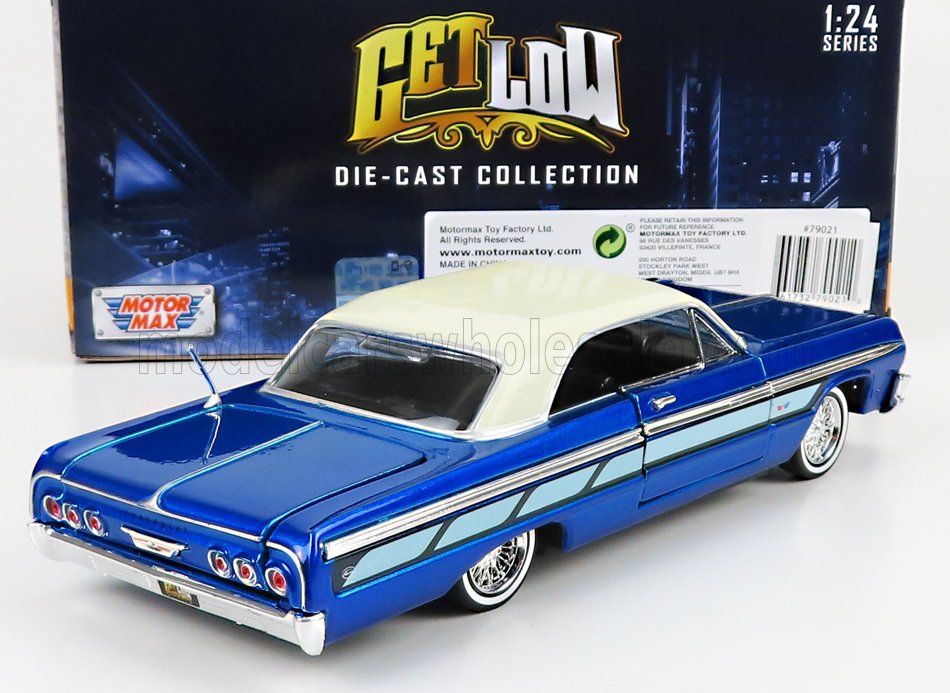 CHEVROLET Impala Lowrider Custom (1964), Blue White