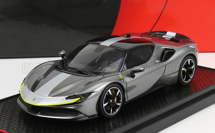 FERRARI Sf90 Stradale Hybrid 1000hp Pack Fiorano (2020), Grey Met - Silver