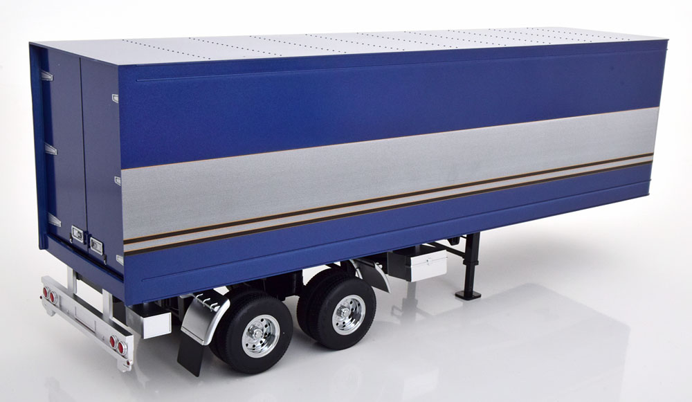 SEMI-TRAILER, blue metallic silver