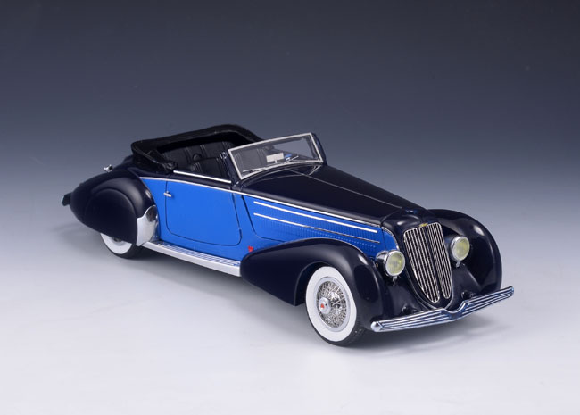 DUESENBERG J Graber Convertible (1934), dark blue / blue