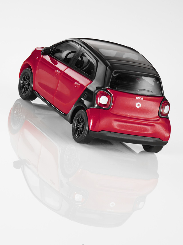 SMART Forfour W453, black / cadmium red