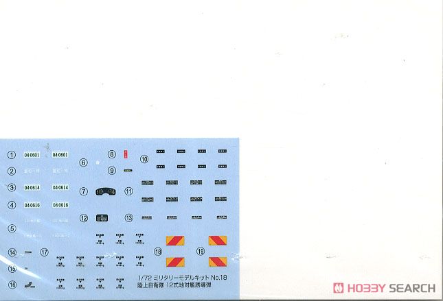 Сборная модель JGSDF Type 12 Surface To Ship Missile