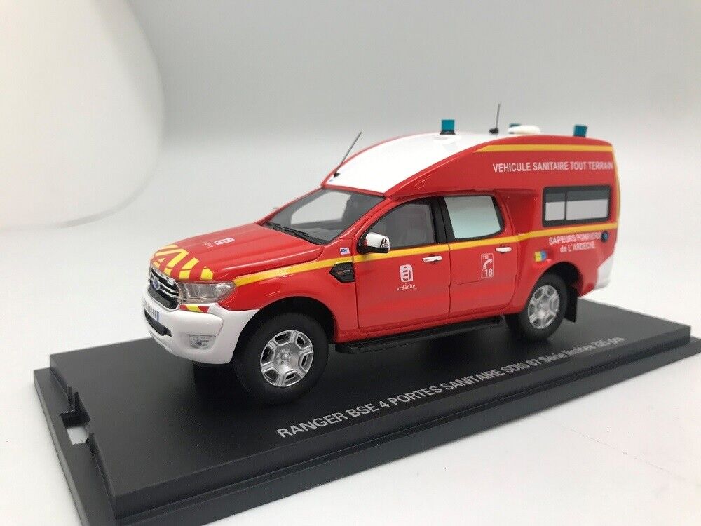 FORD RANGER BSE VAN SDIS 07 SANITAIRE AMBULANCE VEHICULE