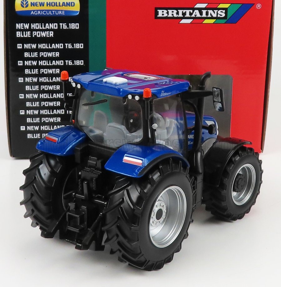 NEW HOLLAND T6.180 Tractor Blue Power (2018), Blue