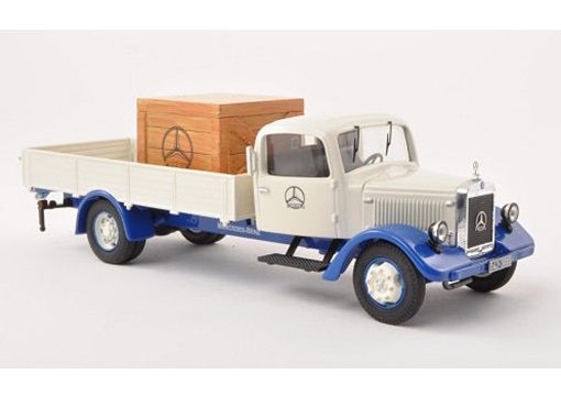 MERCEDES-BENZ L3000 грузовик с ящиком MB (1938), white / blue
