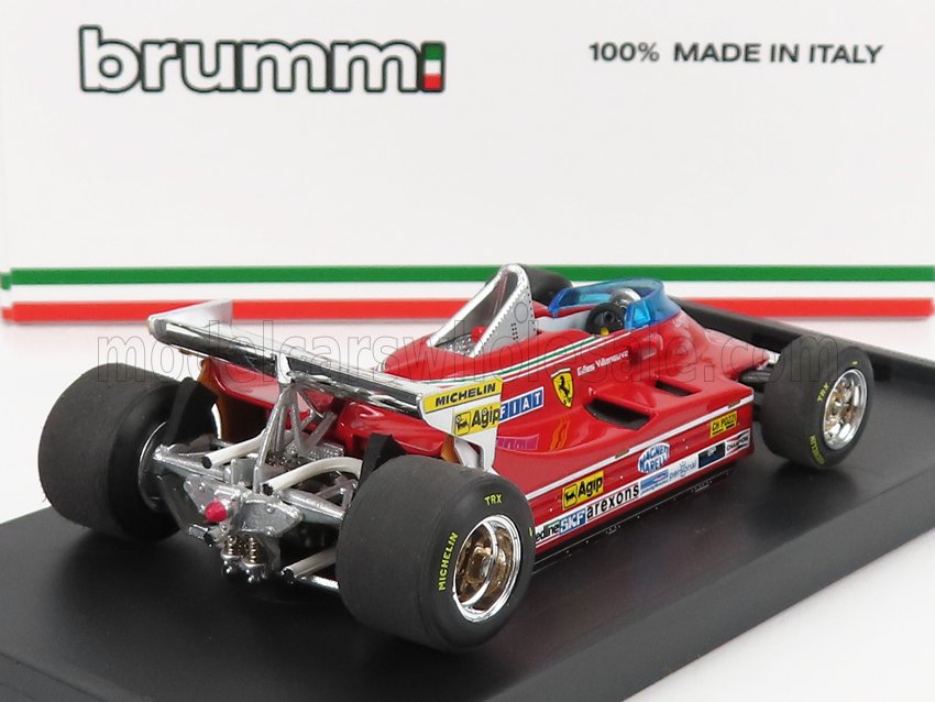 FERRARI F1 312t5 N2 Monaco Gp (1980) Gilles Villeneuve, red