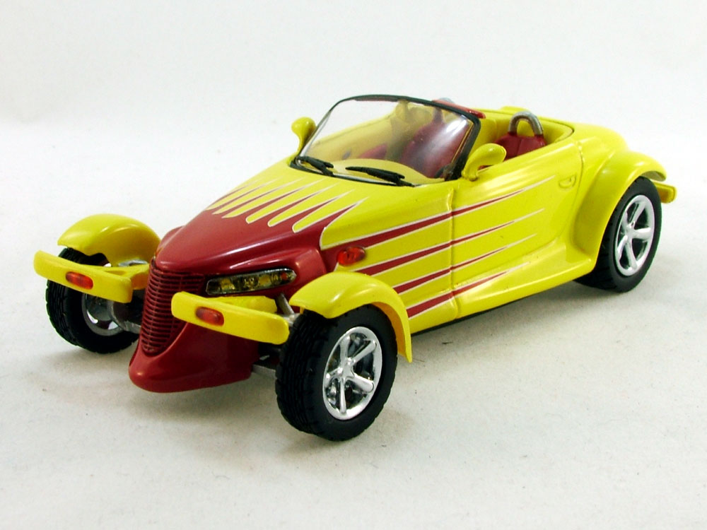 PLYMOUTH Prowler HOT ROD, Eagle Collectibles 1:43, yellow