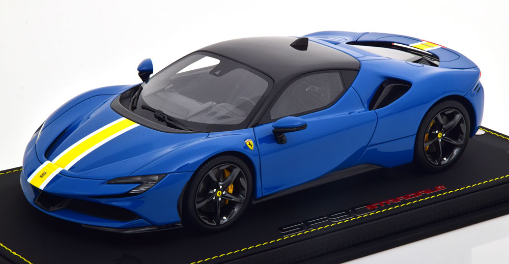 FERRARI SF90 Stradale (2019), blue yellow