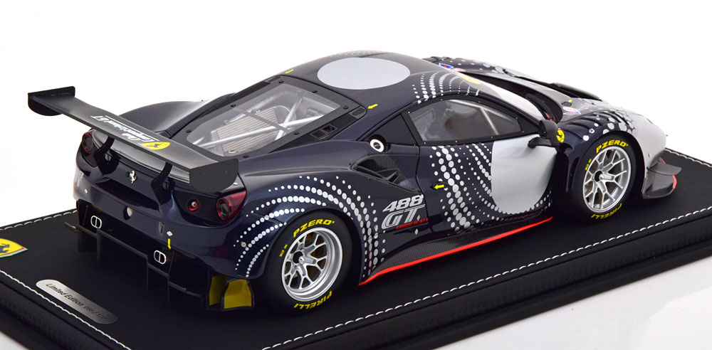 FERRARI 488 GT Modificata (2020), blue metallic silver