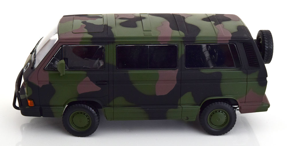 VOLKSWAGEN T3 Syncro Bus German Army (1987), camouflage