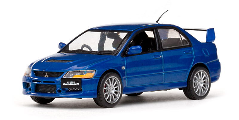 MITSUBISHI Lancer EVO IX, blue